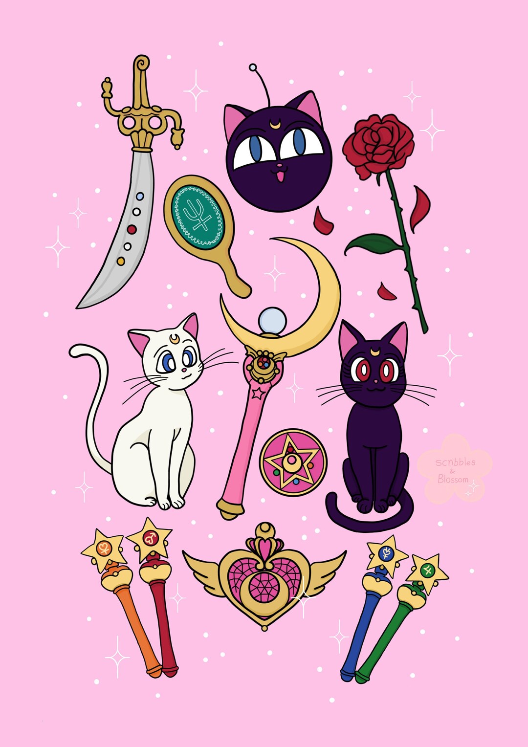 Sailor Stuff Inspired Art Print A4/A5 - Etsy