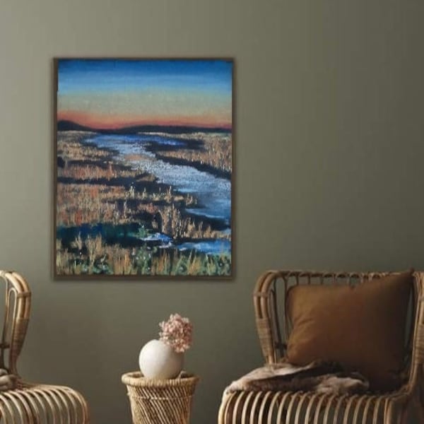 Marsh Painting - Etsy