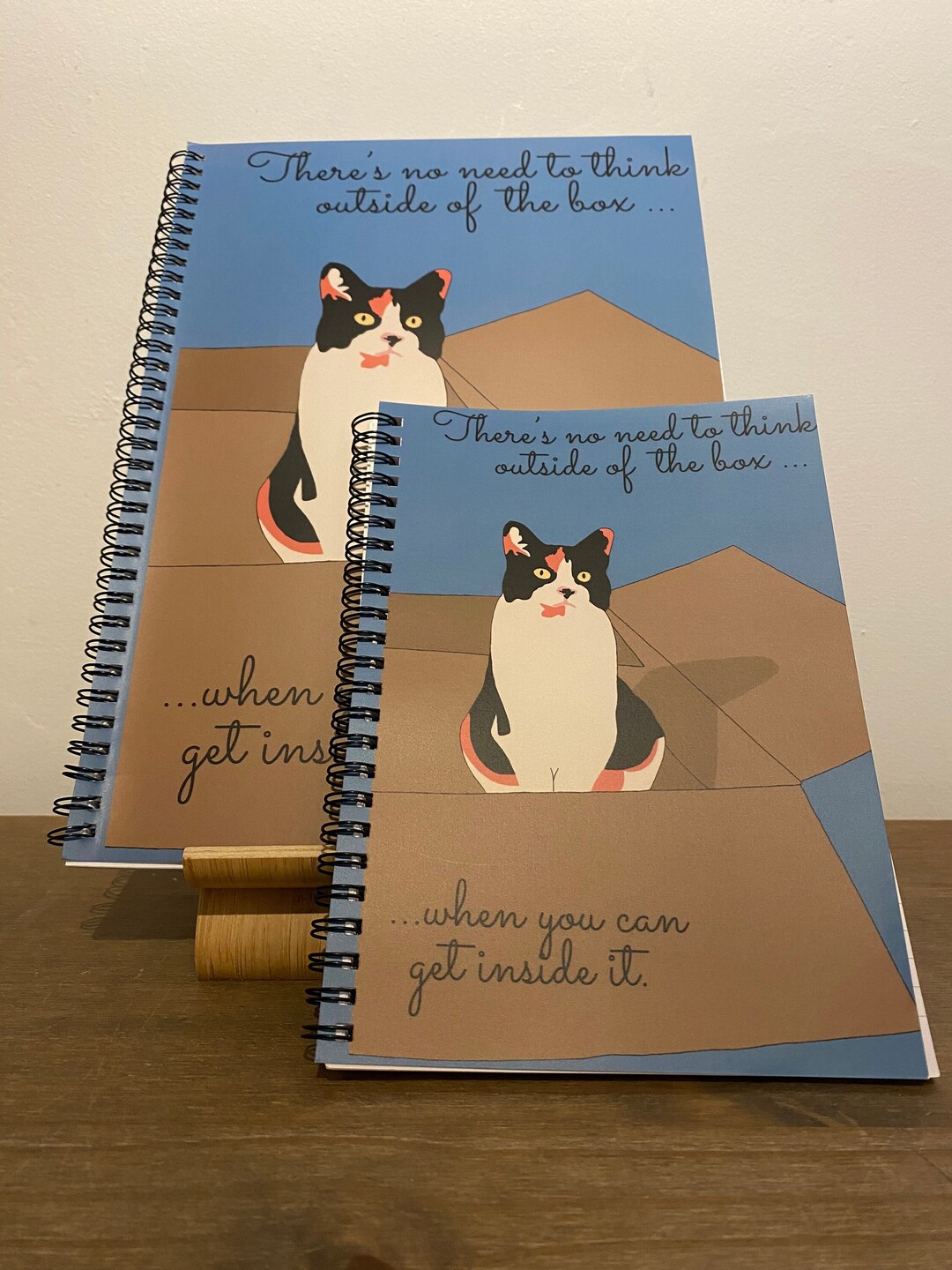 Cat Design Spiral Bound Notebook Cat Journal Cat Notepad Cat Sketchpad ...