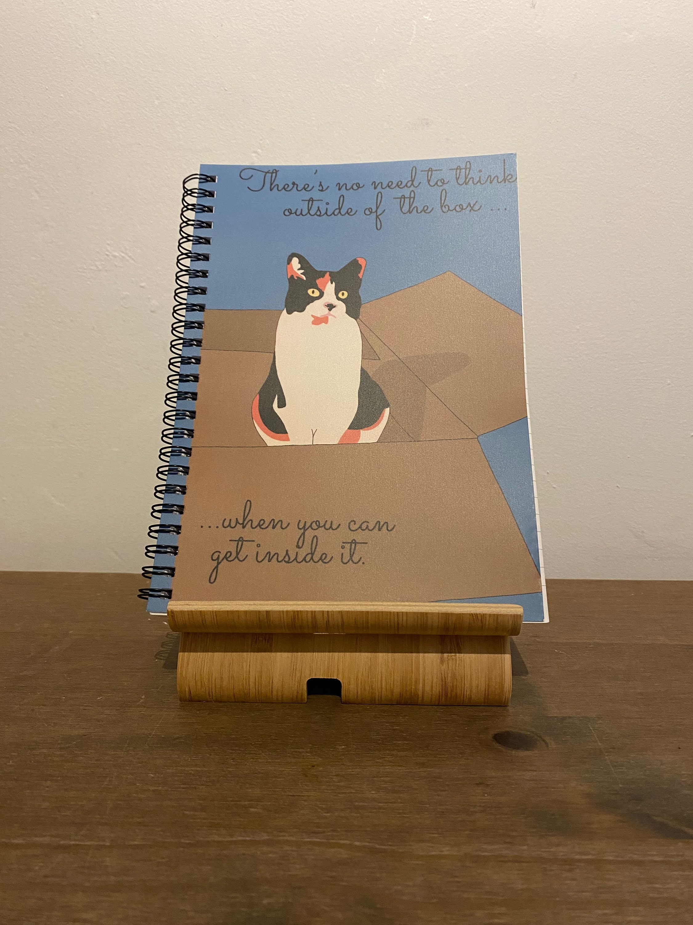 Cat Design Spiral Bound Notebook Cat Journal Cat Notepad Cat Sketchpad ...