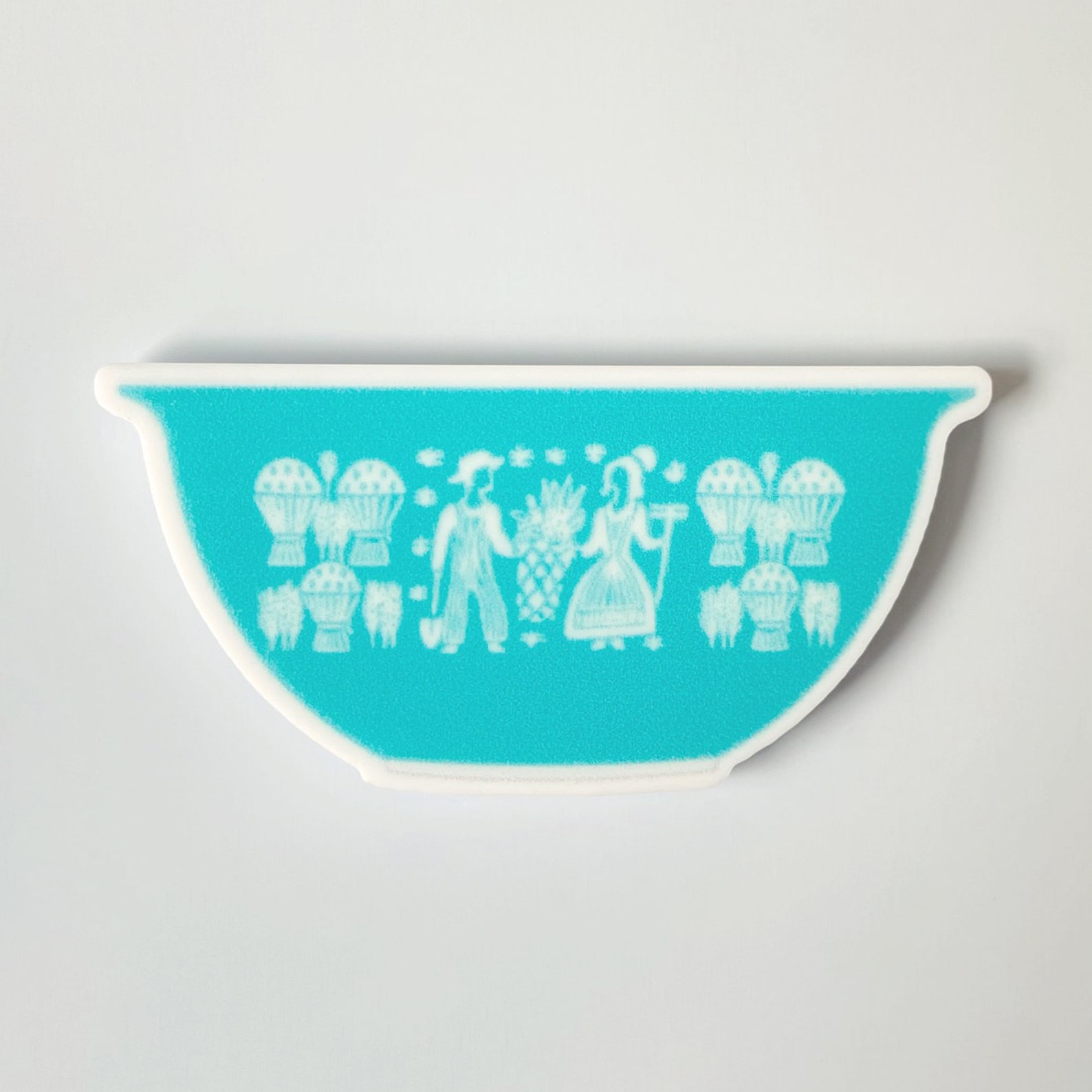 Pyrex Butterprint Turquoise Fridge Magnets Amish Butterprint - Etsy