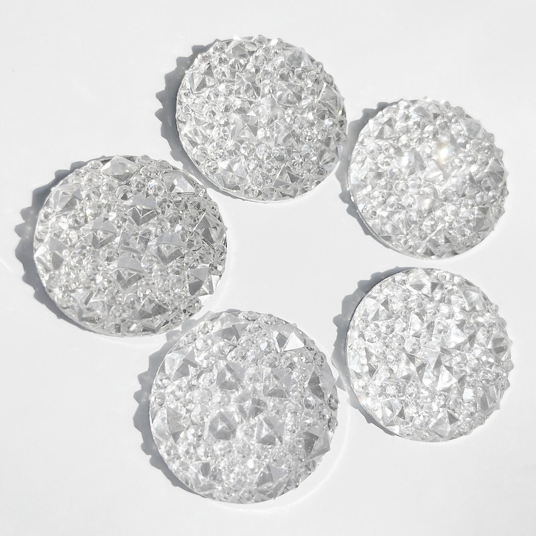 Crystal Fridge Magnets: Sparkling Acrylic Resin Magnets, Set of 5 - Etsy