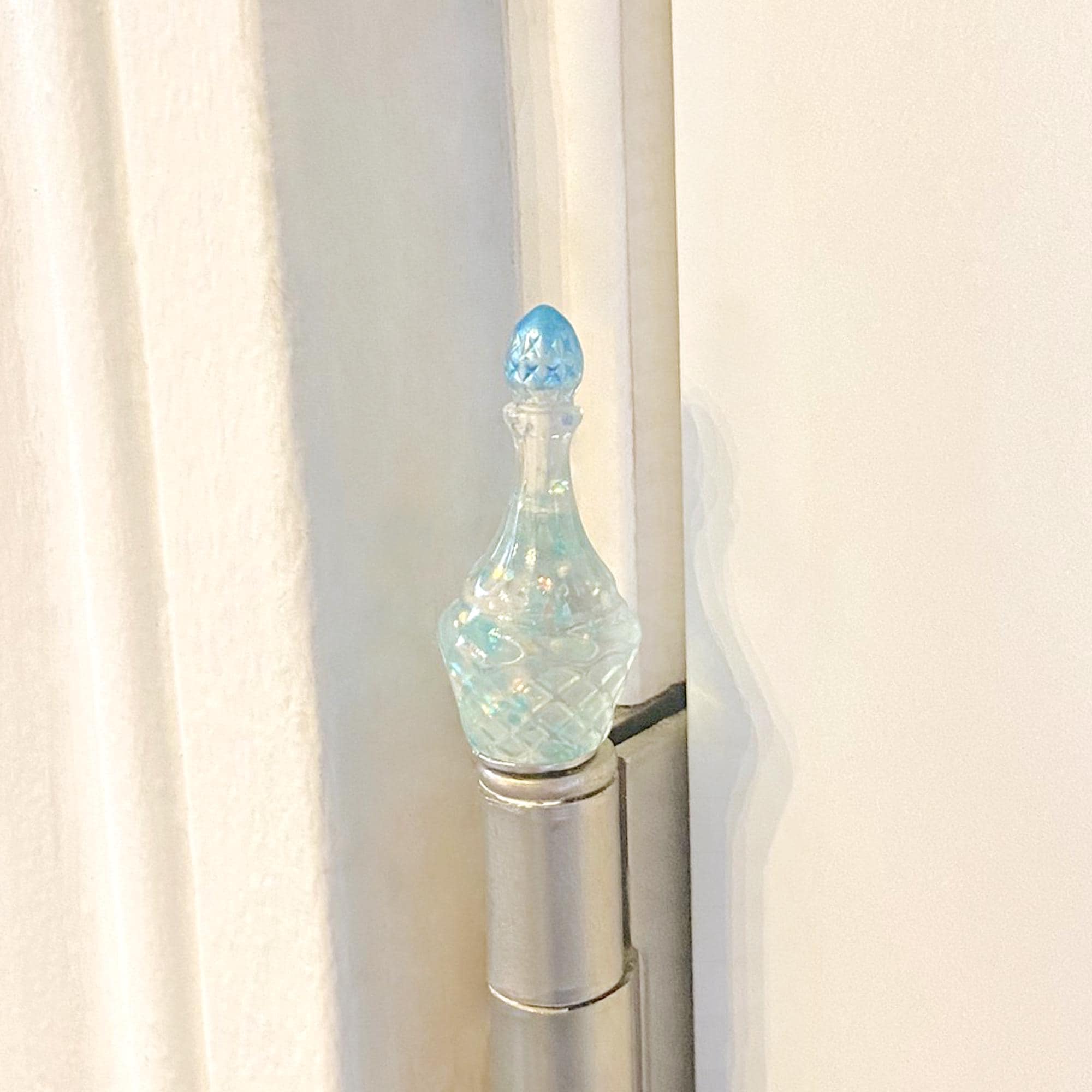 Vintage Glass Bottle Hinge Head: Cottagecore Magnetic Decor - Etsy