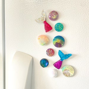 Mermaid Magnets, Mermaid Decor, Mermaidcore, Under the Sea Decor, Girl ...