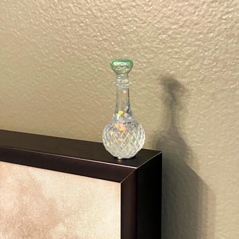 Vintage Glass Bottle Hinge Head: Cottagecore Magnetic Decor - Etsy