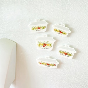 Spice of Life Fridge Magnets: Vintage Corningware Casserole Dishes, Set ...