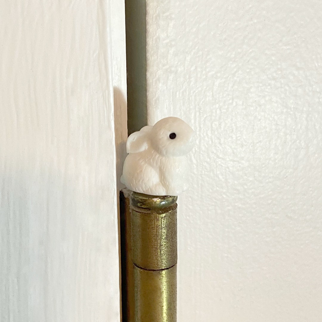 Rabbit Hinge Head, Cute Hinge Decorative Topper, Magnetic Figurine Door ...