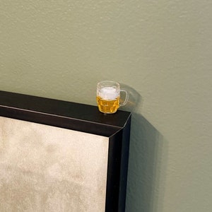 Beer Mug Hinge Head, Hinge Decorative Topper, Miniature Magnetic ...