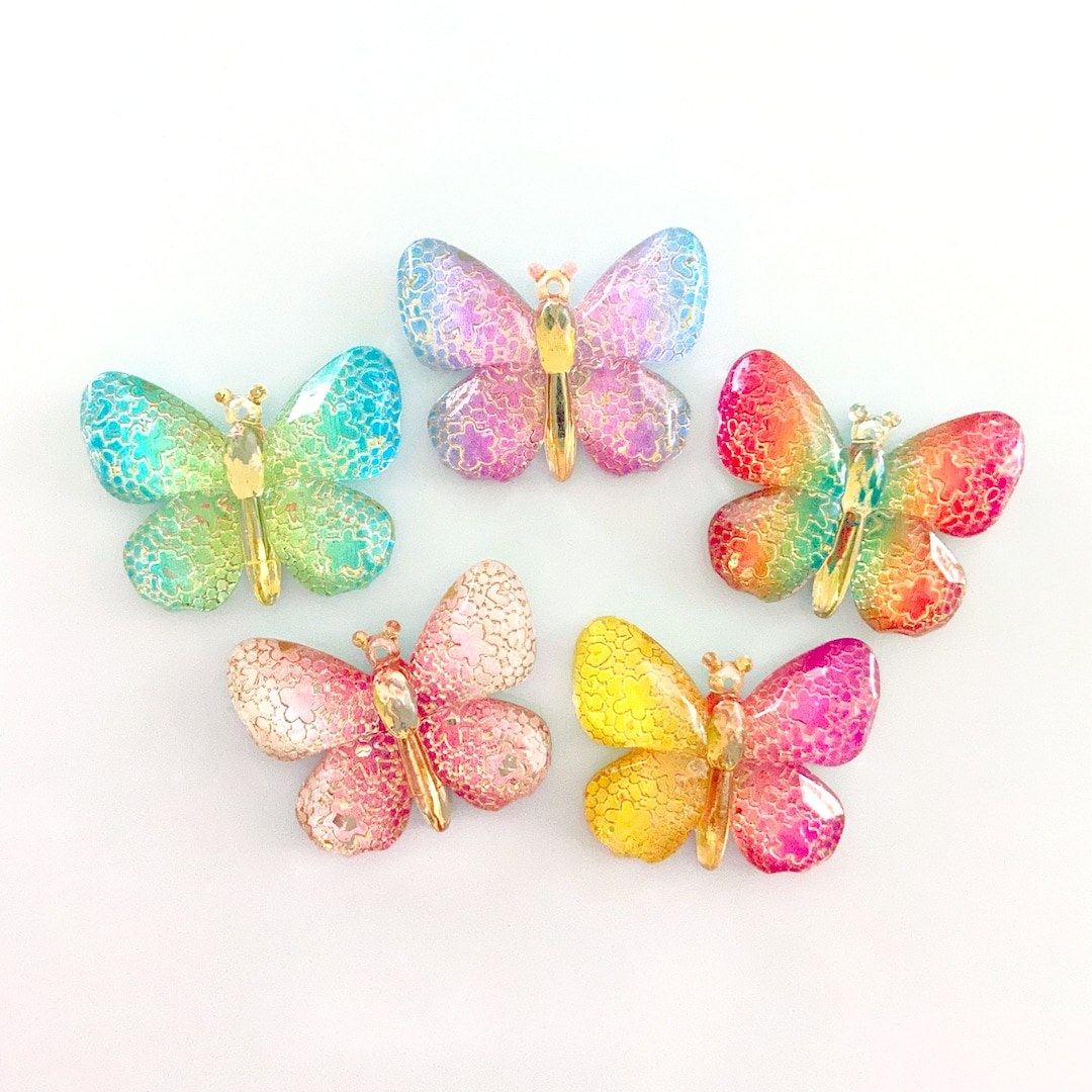 Butterfly Fridge Magnet Set | Colorful Rainbow Magnets | Animal Magnets ...