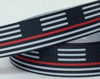 Thin Red Line Firefighter Ribbon for Memorial Services, Funeral Mass ...