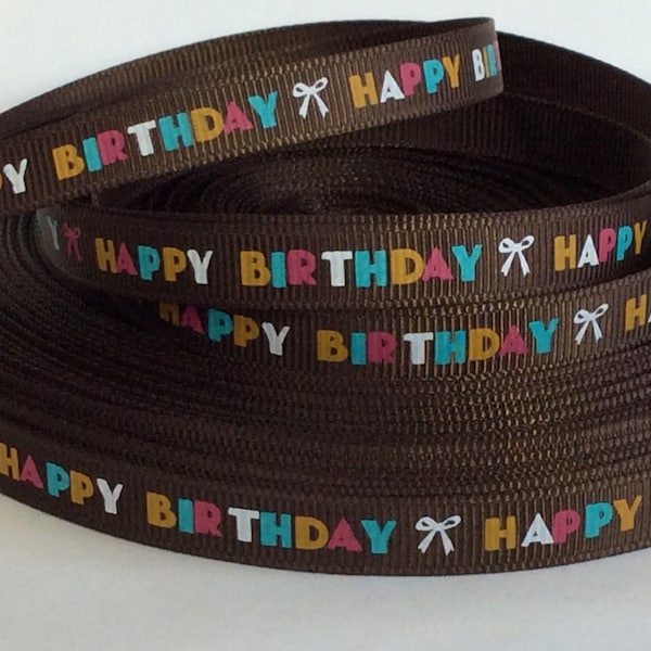 Happy Birthday Ribbon - Etsy