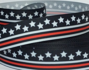 Thin Red Line Firefighter Ribbon for Memorial Services, Funeral Mass ...
