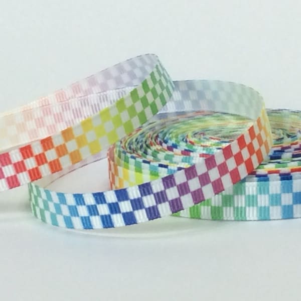 Checkered Ribbon - Etsy