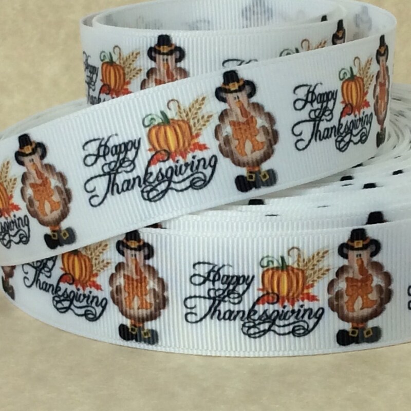 Thanksgiving Ribbon - Etsy