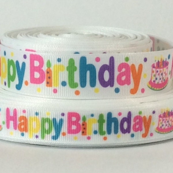 Happy Birthday Ribbon - Etsy