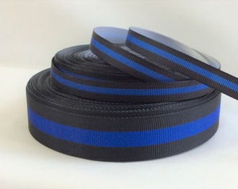 Blue Black Ribbon | Etsy