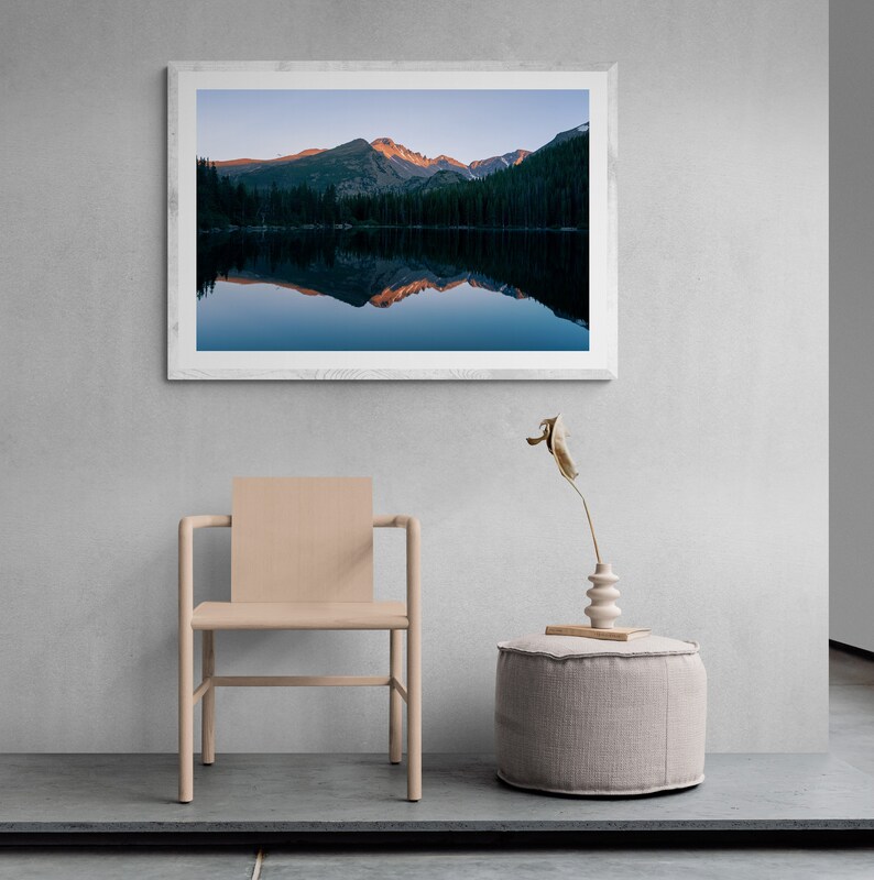 Rocky Mountain Photography Bear Lake Reflection colorado Photo National Park Photo reflection ...