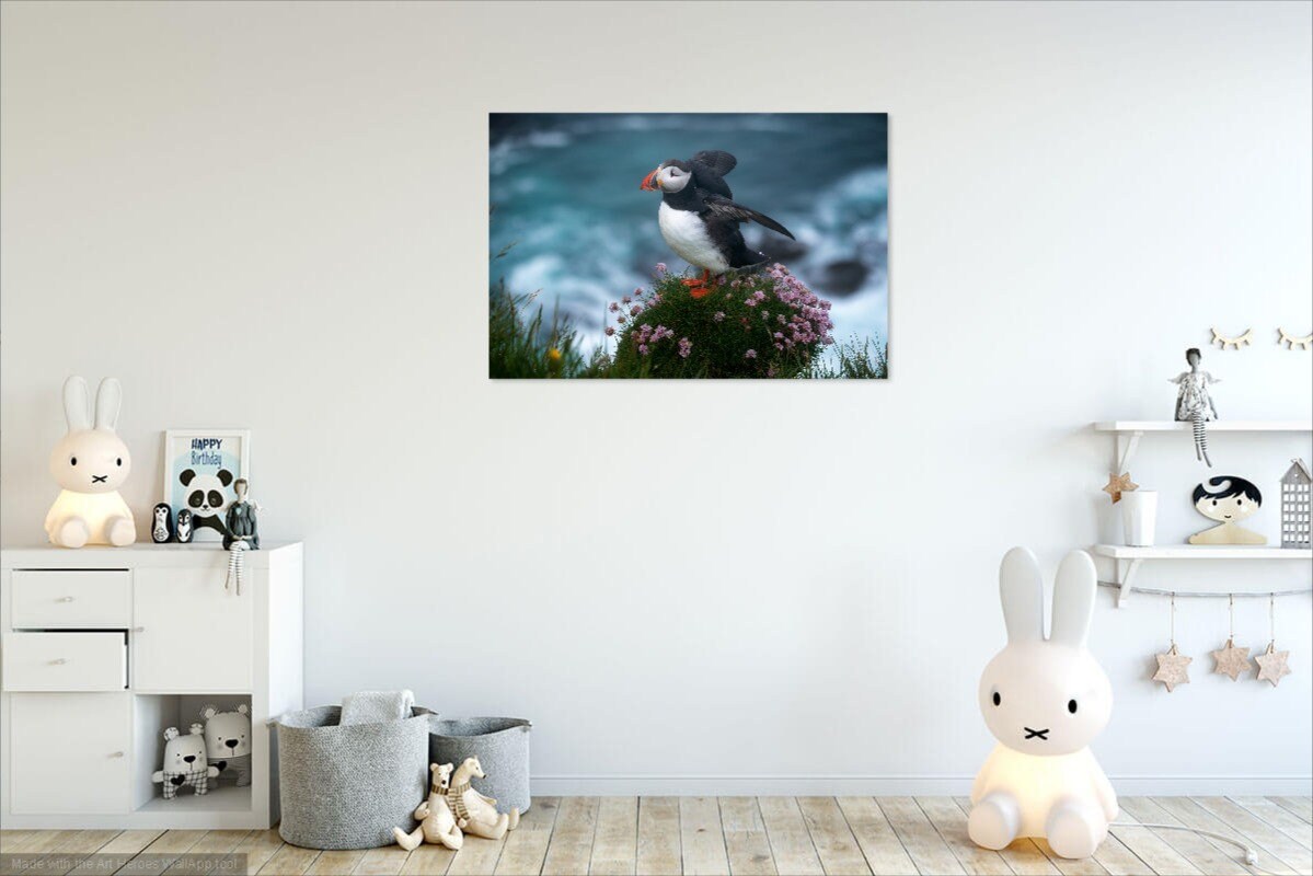 Atlantic Puffin Wall Decor | Birds Wall Art | Iceland Photography ...