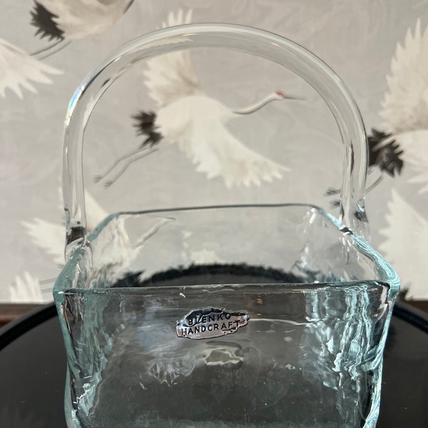 Clear Glass Basket - Etsy