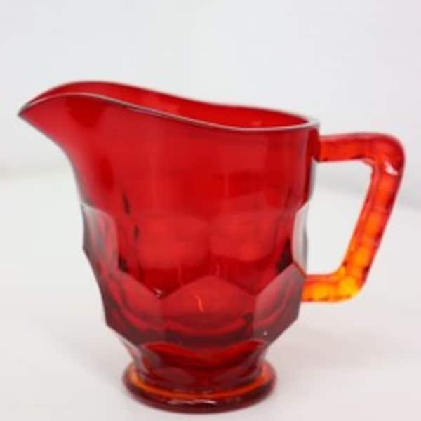 Red Depression Glass - Etsy