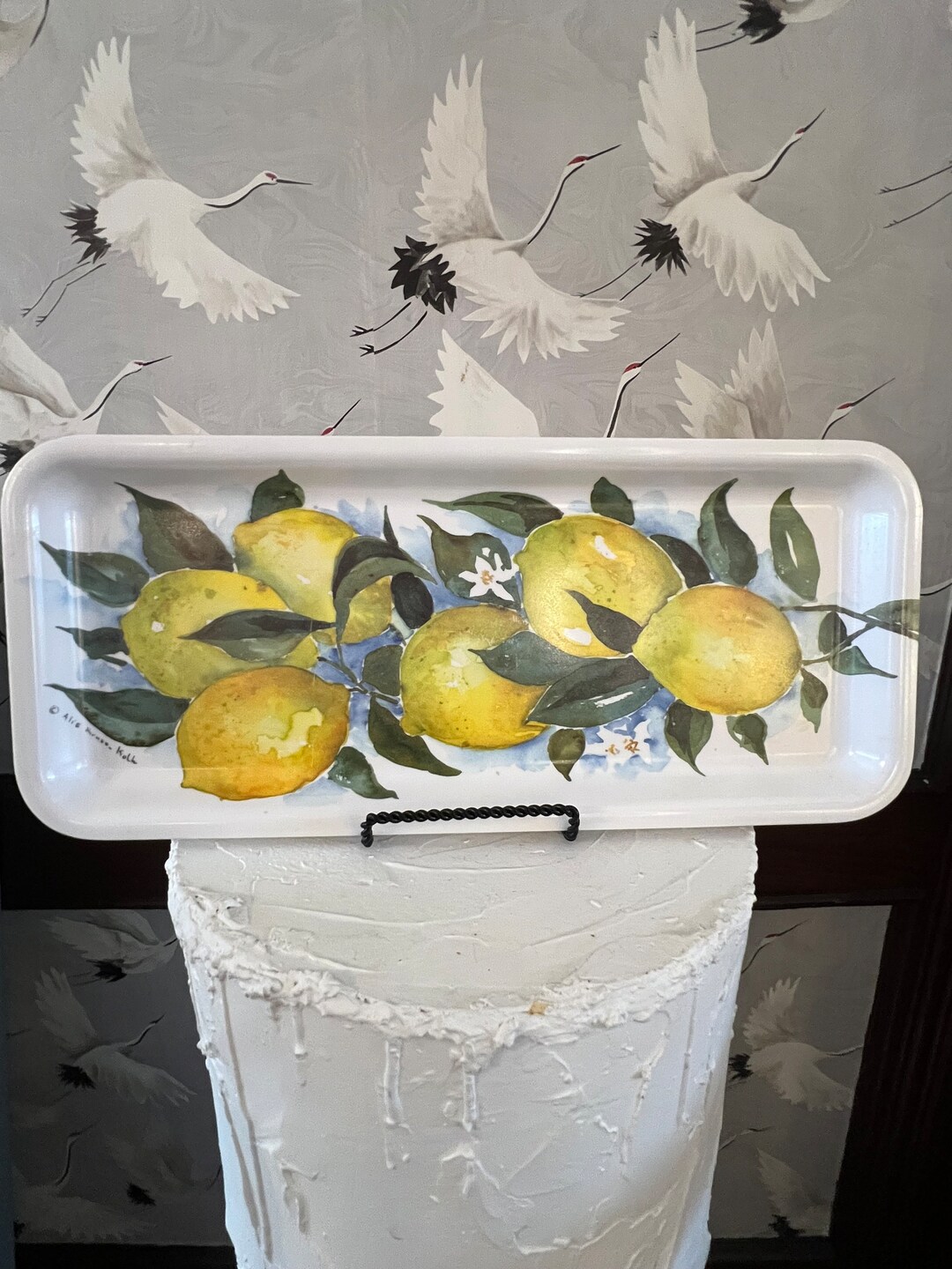 Melamine Lemon Serving Tray, Made in Italy - Etsy