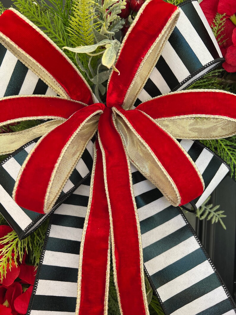 Christmas Hydrangea Wreath Red Hydrangea Wreath Black and - Etsy