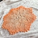 Modèle de napperon texturé au crochet « Hanna », un tutoriel PDF au ...