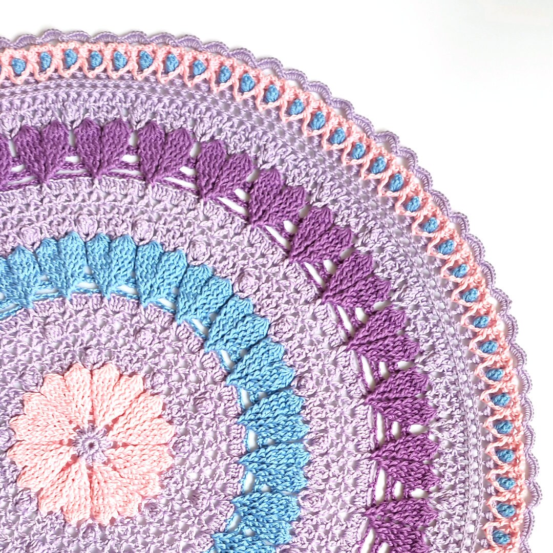 Crochet Coffee Table Tablecloth PDF Pattern - Etsy