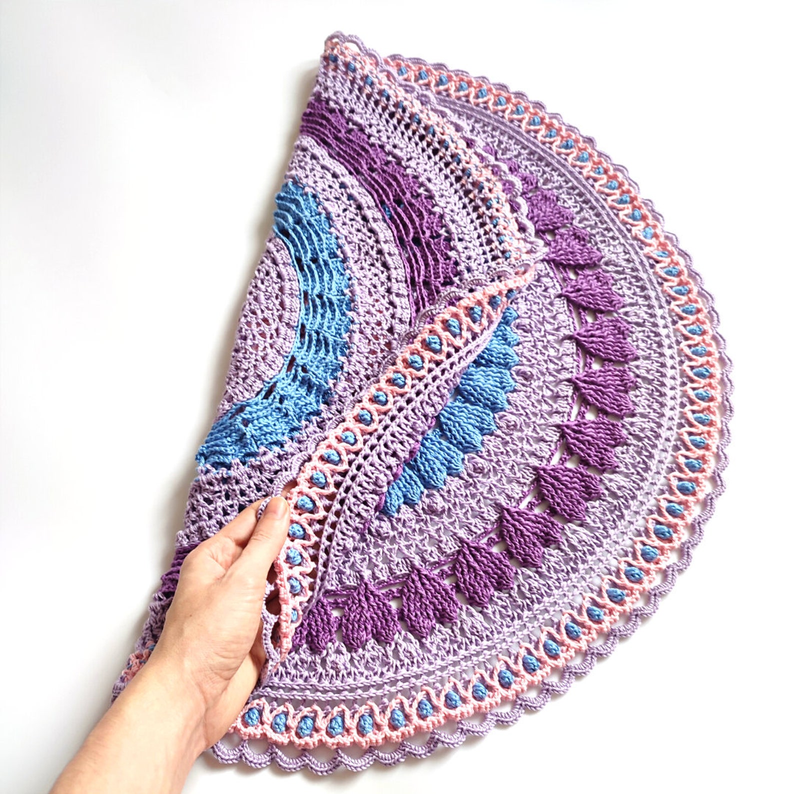 Crochet Coffee Table Tablecloth PDF Pattern - Etsy