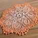 Modèle de napperon texturé au crochet « Hanna », un tutoriel PDF au ...