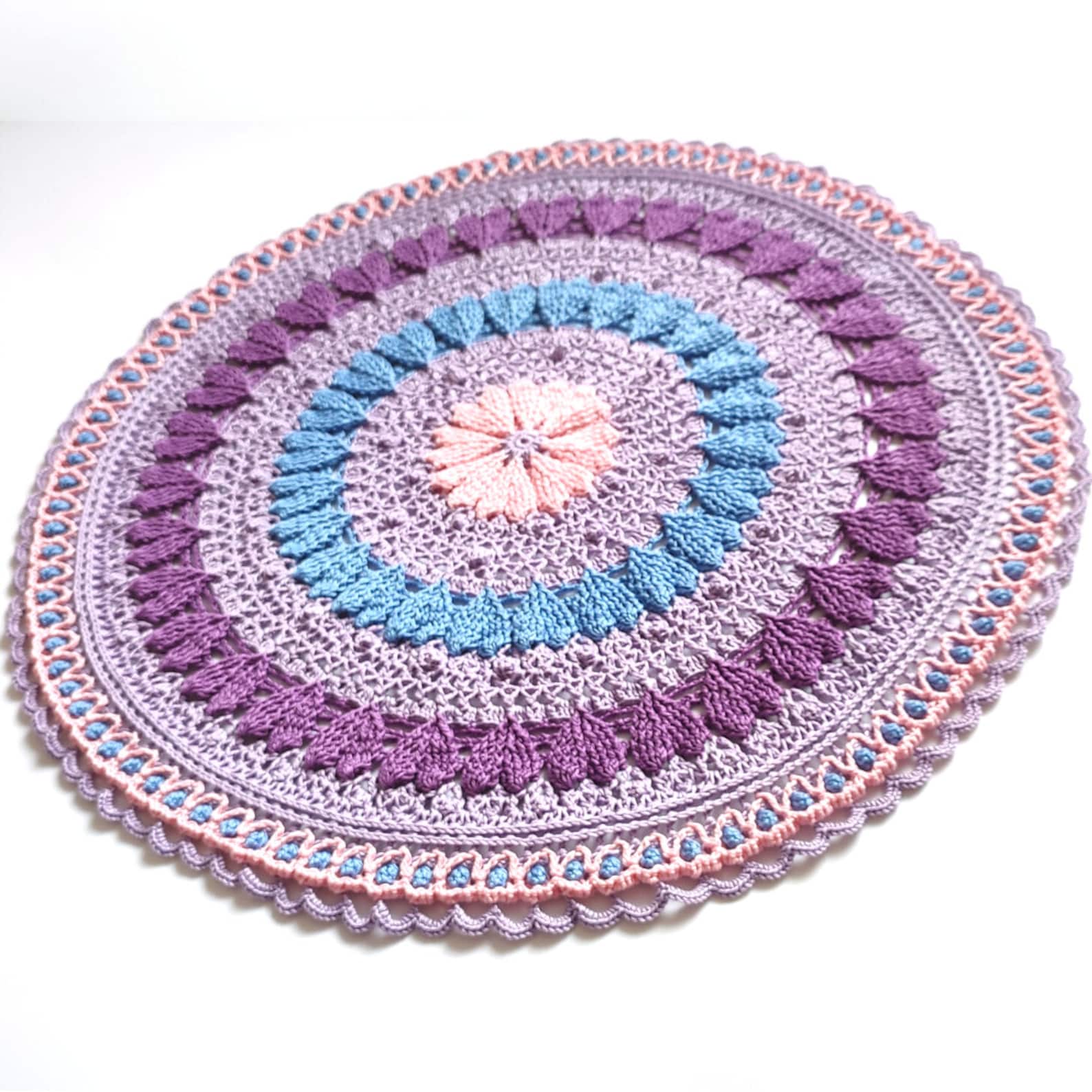 Crochet Coffee Table Tablecloth PDF Pattern - Etsy