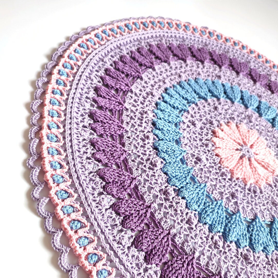 Crochet Coffee Table Tablecloth PDF Pattern - Etsy