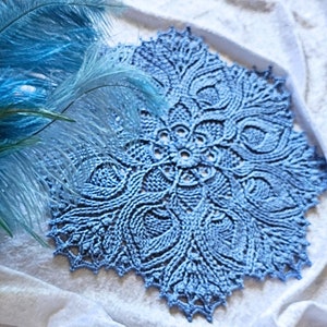 Modèle de napperon texturé au crochet « Hanna », un tutoriel PDF au ...