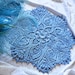 Modèle de napperon texturé au crochet « Hanna », un tutoriel PDF au ...