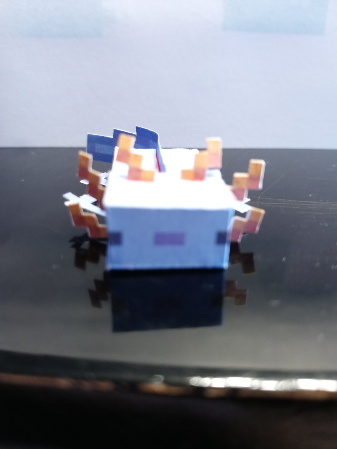 Rare Blue Axolotl and Other Axolotls, Minecraft Inspired Papercraft ...