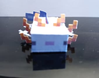 Minecraft Papercraft Squid