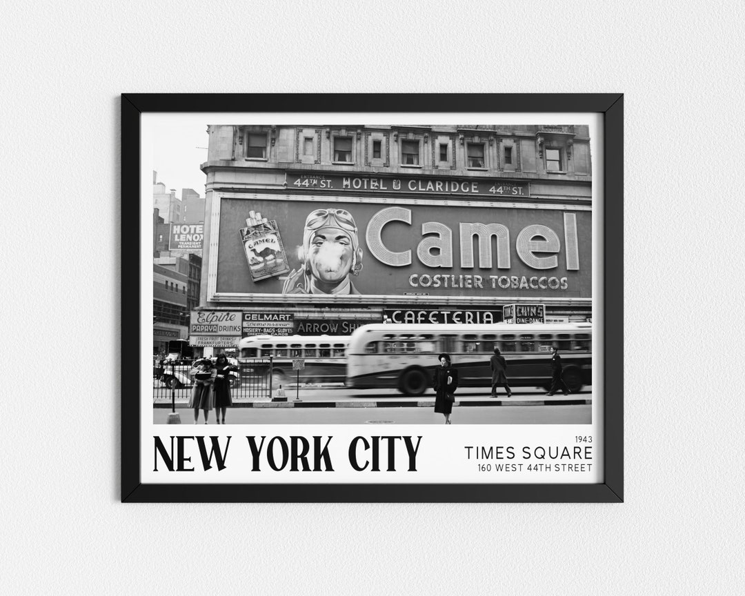 Vintage Photo Printable | Times Square New York City | Advertising ...