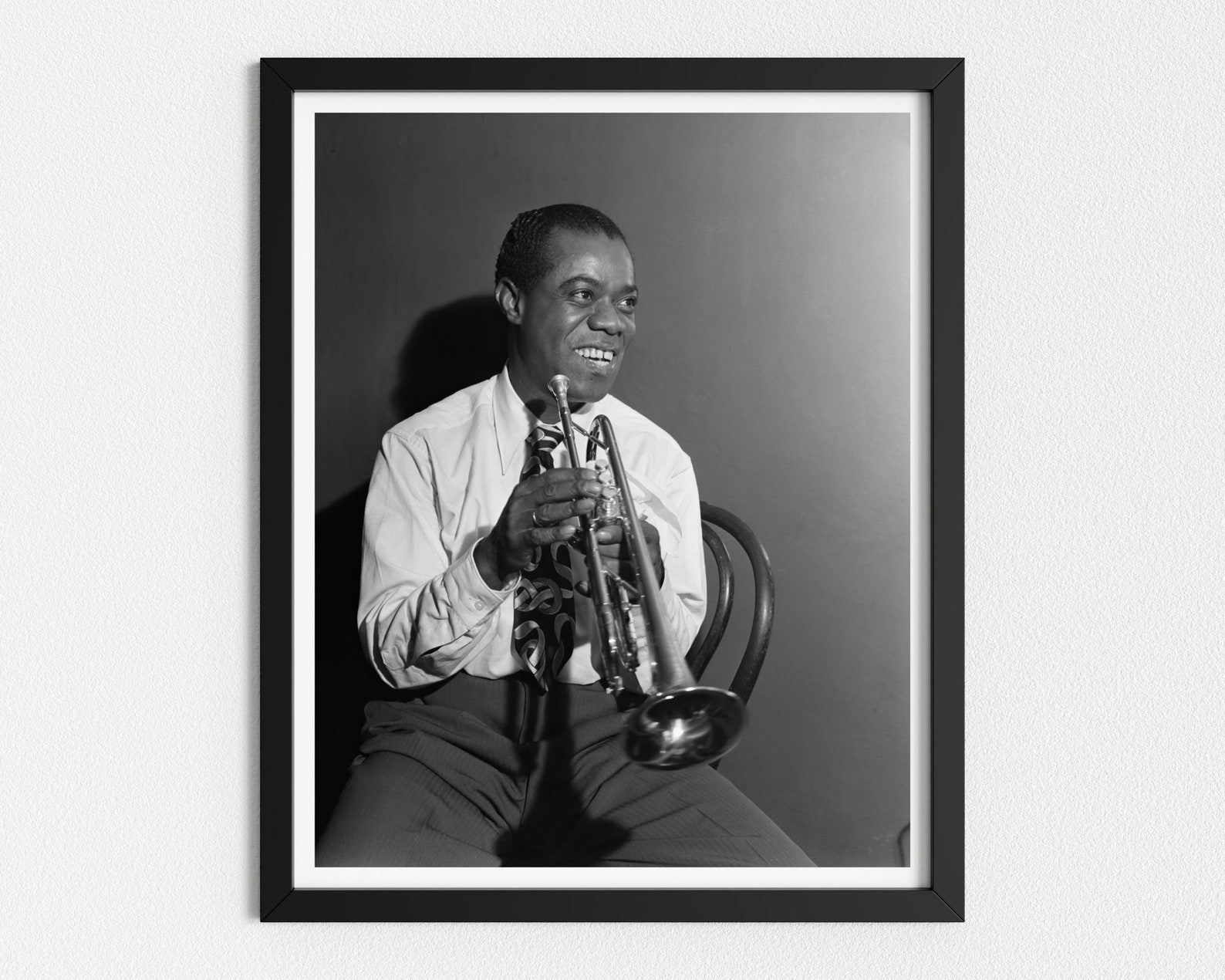 Vintage Photo Printable | Louis Armstrong | Iconic Jazz Musician ...