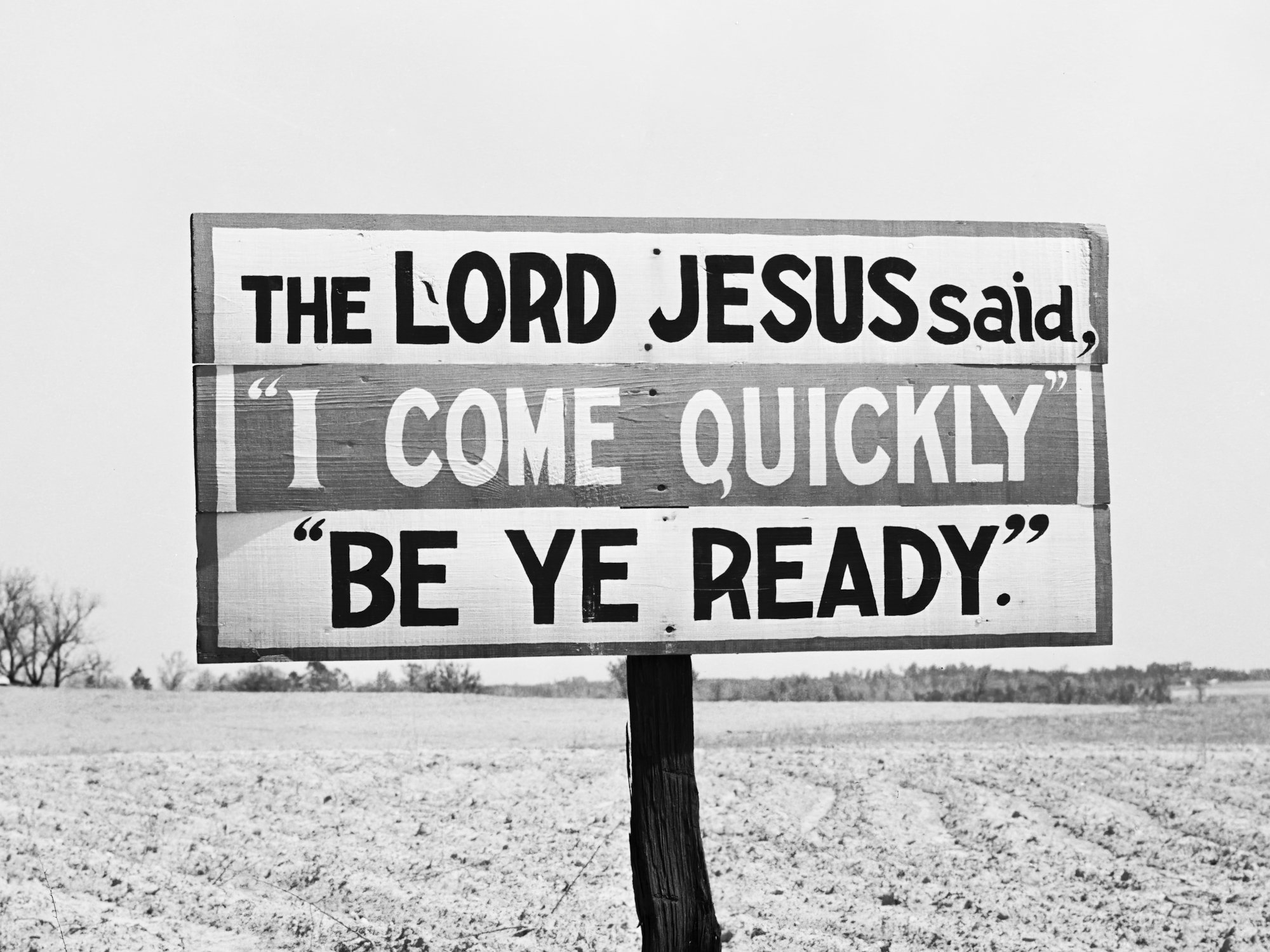 Vintage Photo Printable | Religious Highway Sign | Black and White Art ...
