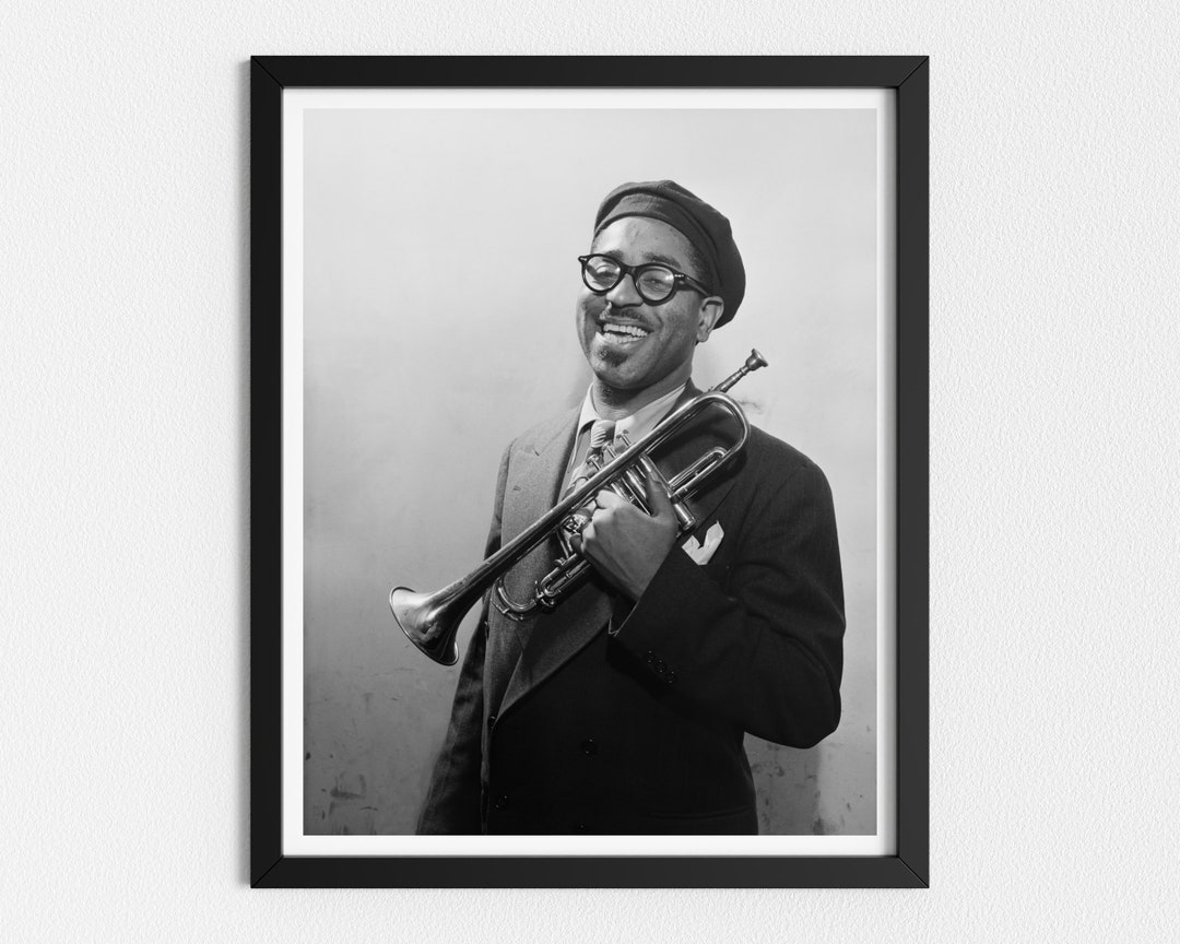 Vintage Photo Printable | Dizzy Gillespie | Iconic Jazz Musician ...