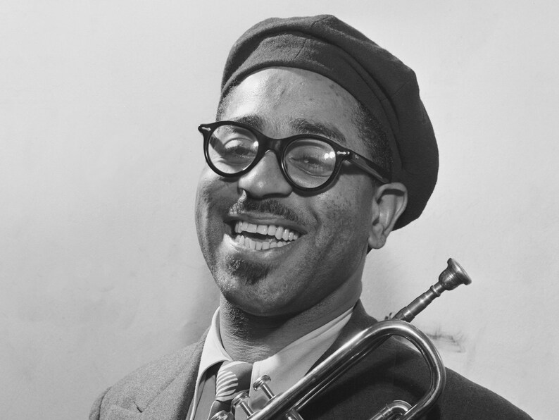 Vintage Photo Printable | Dizzy Gillespie | Iconic Jazz Musician ...