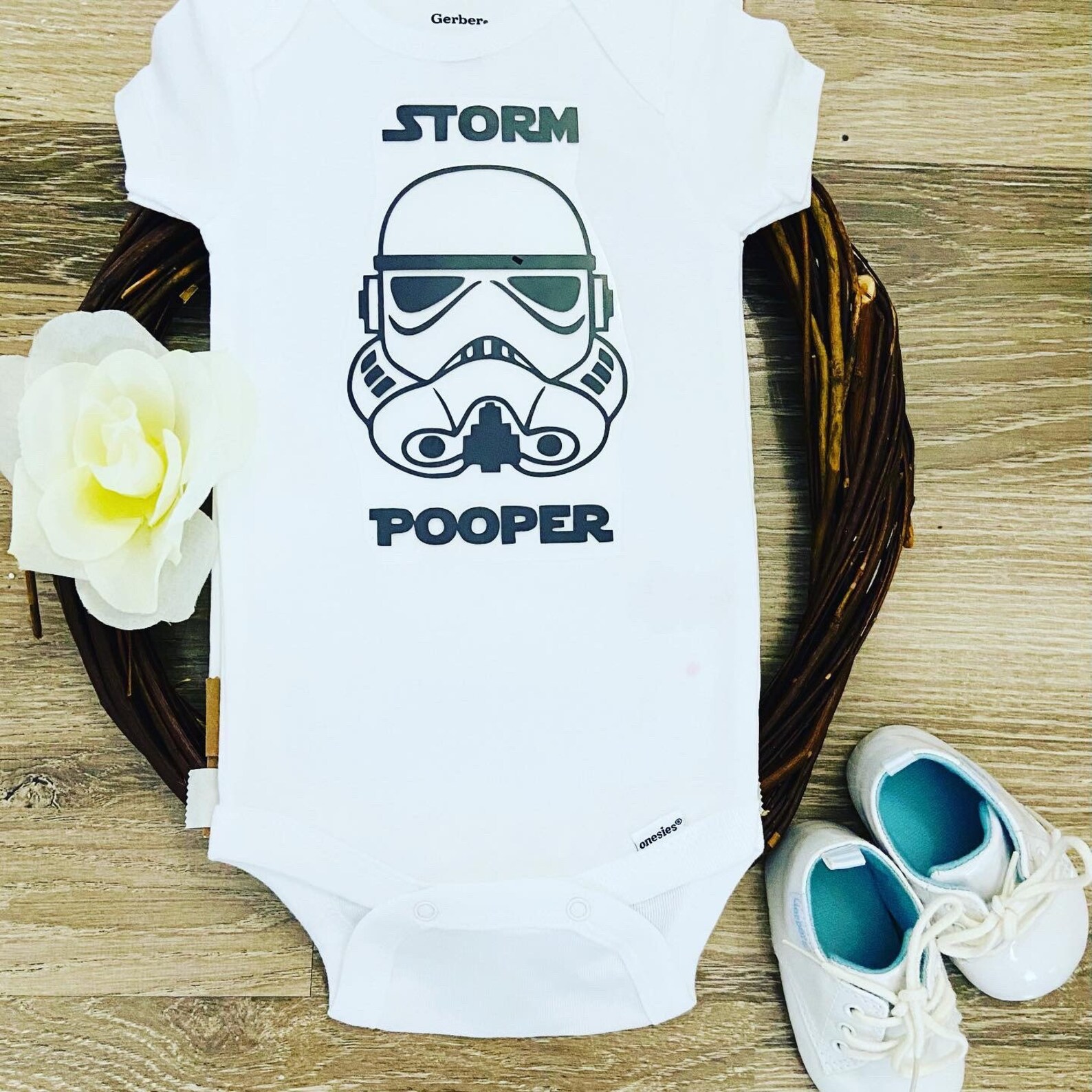 Storm Pooper Onesie Star Wars Baby Onesie Funny Star Wars Onesie Cute ...