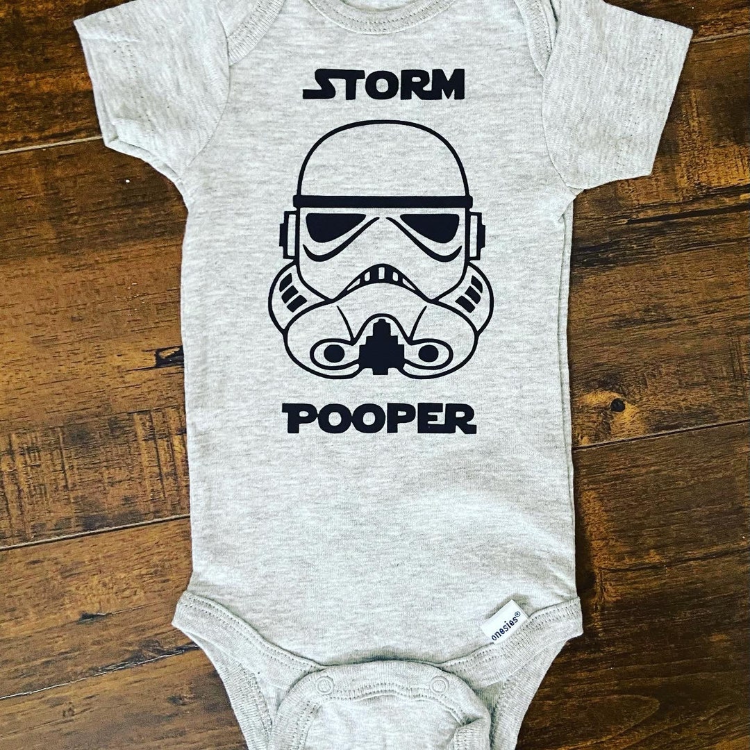 Storm Pooper Onesie | Star Wars Baby Onesie | Funny Star Wars Onesie ...