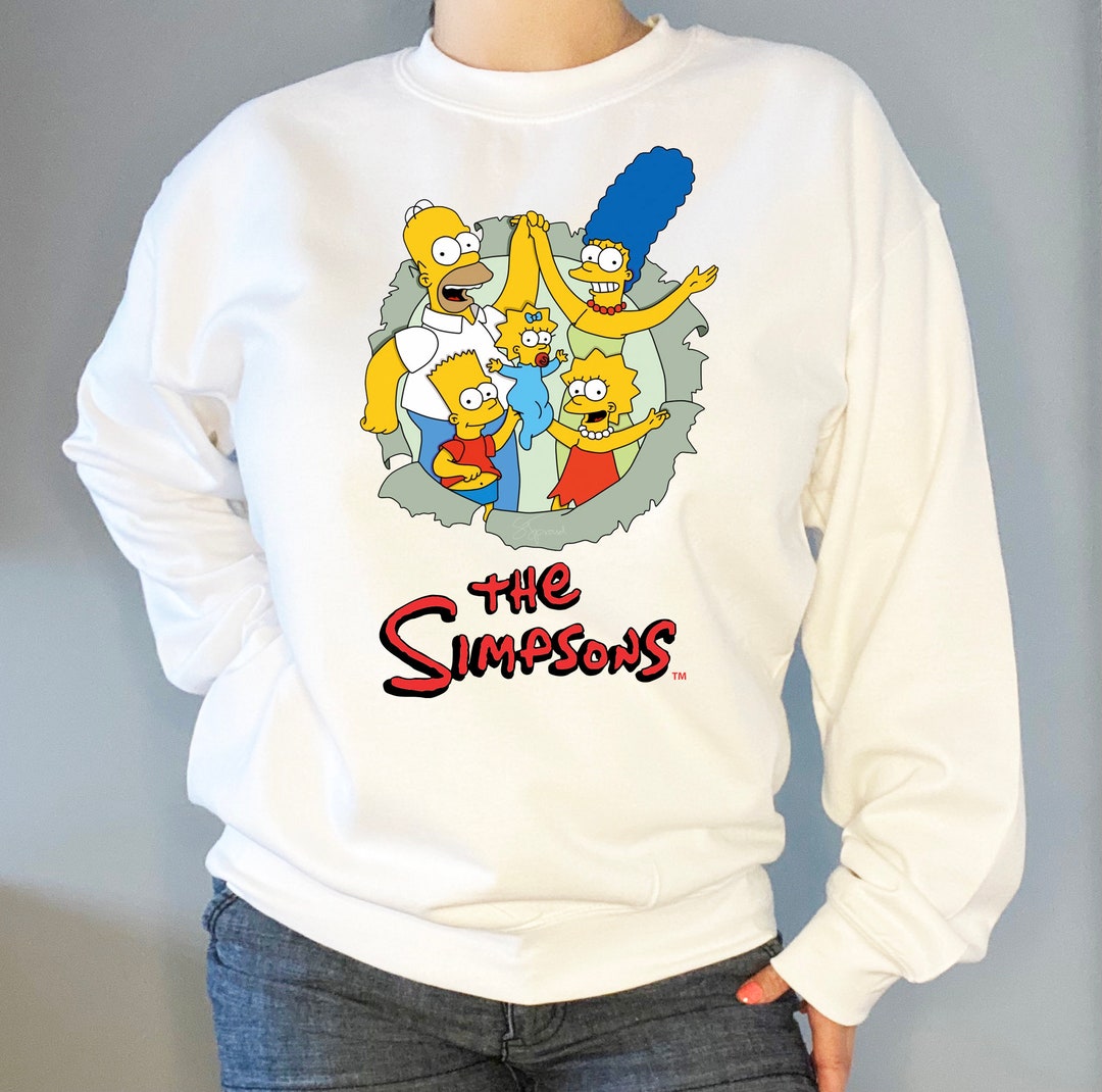 The Simpsons Family Sweater | Custom the Simpsons Pullover | the 90s ...