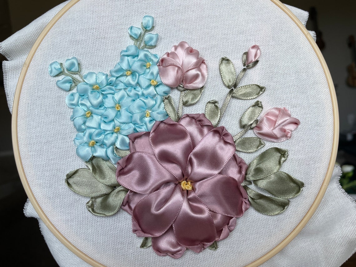 Ribbon Embroidered Reticule or Reticule or Regency Reticule - Etsy