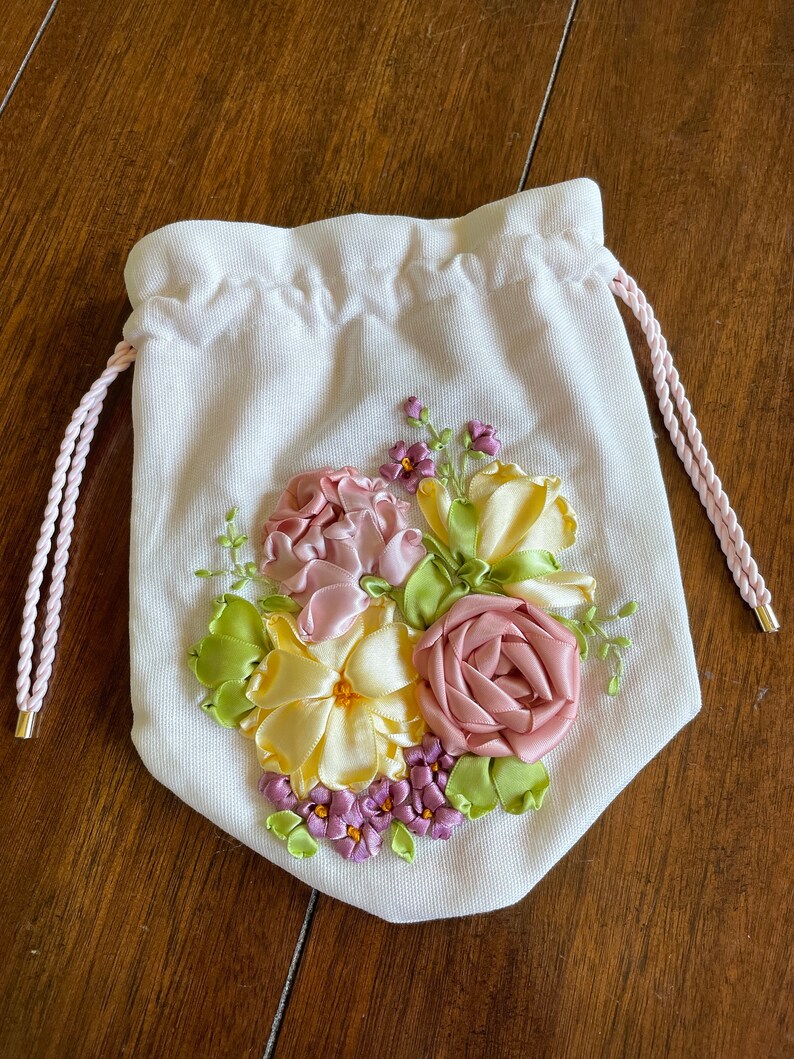 Regency Reticule or Ribbon Embroidered Reticule - Etsy