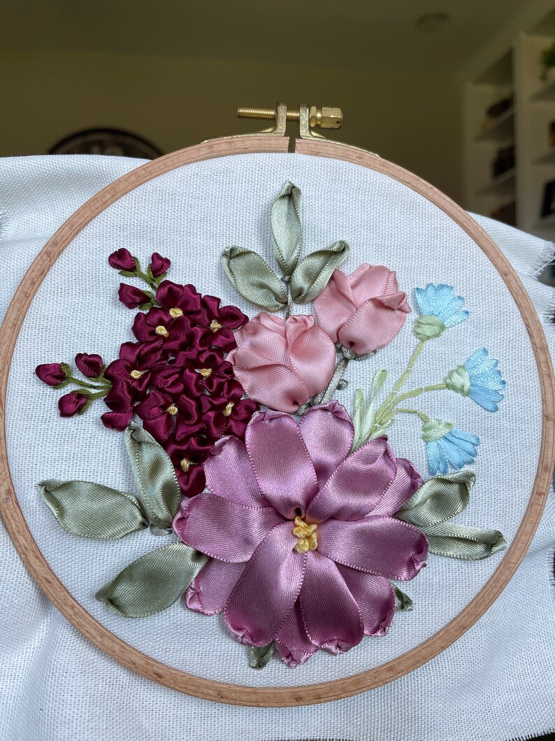 Ribbon Embroidered Reticule or Reticule or Regency Reticule - Etsy