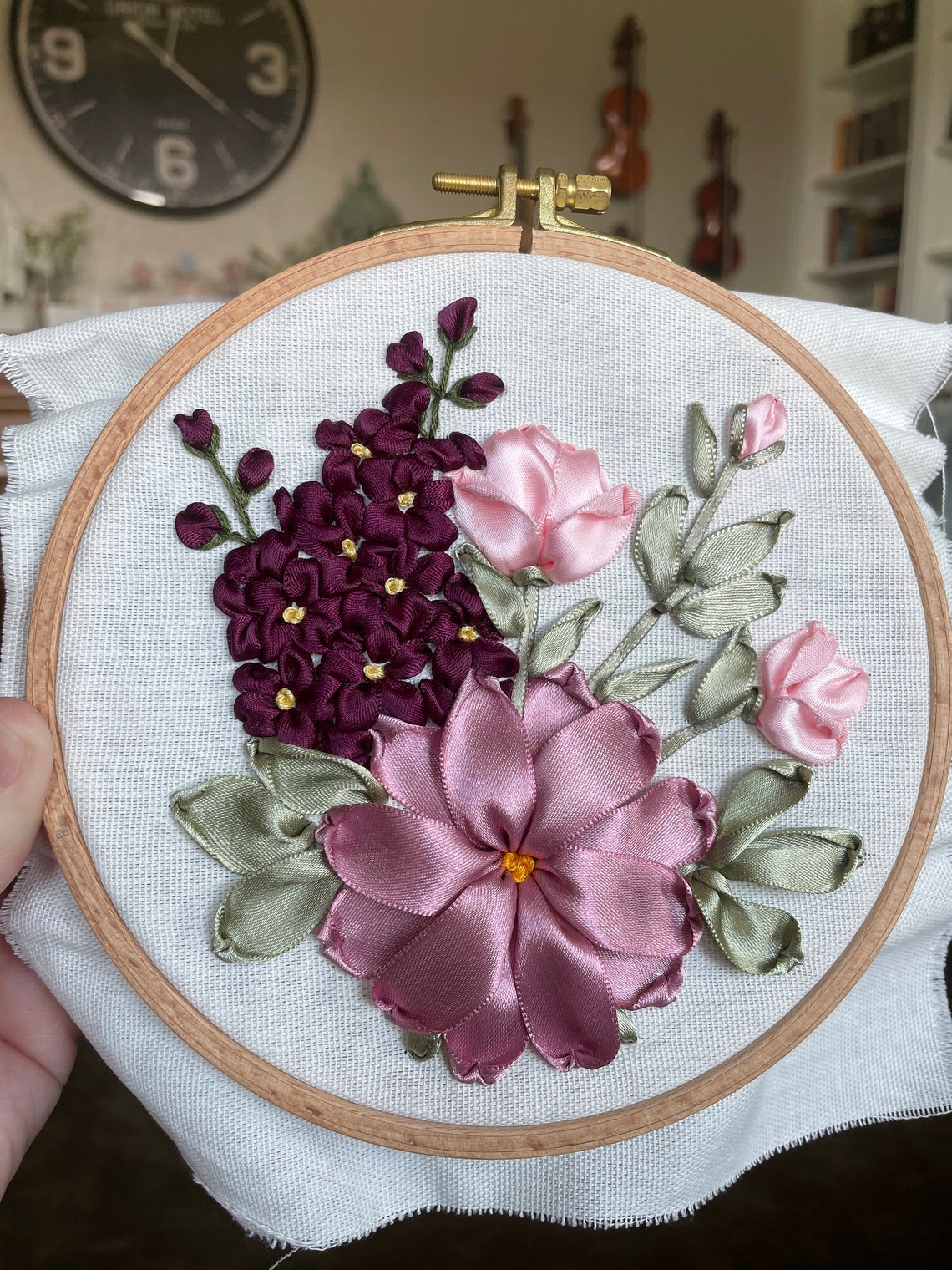 Ribbon Embroidered Reticule or Reticule or Regency Reticule - Etsy