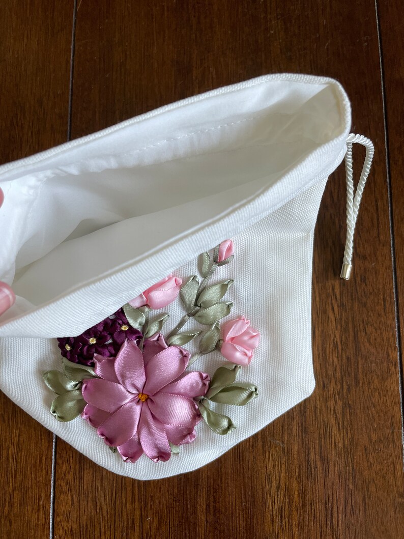 Ribbon Embroidered Reticule or Reticule or Regency Reticule - Etsy