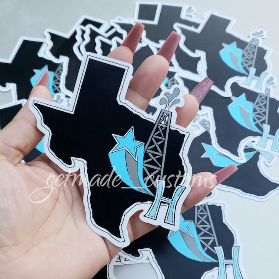 Houston Oil Rig Texas Vinyl Decal Sticker Laptop Sticker - Etsy